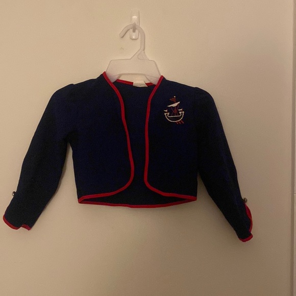 Jackets & Coats | Vintage Girls Navy Blue Sailor Jacket Size 6 | Poshmark